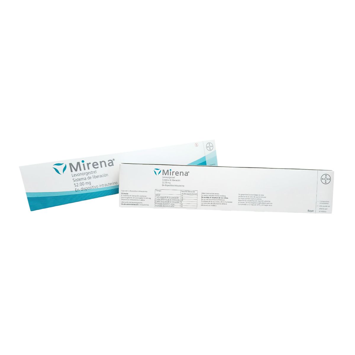 Mirena dispositivo intrauterino (DIU) hormonal levonorgestrel 52 mg ...
